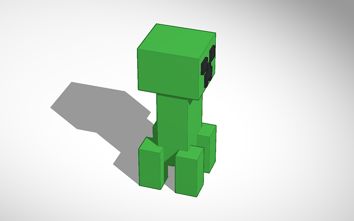 3D design Minecraft Creeper | Tinkercad