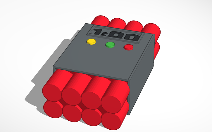 3D design Time Bomb - Tinkercad