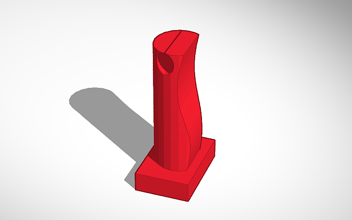 3D design knife handle | Tinkercad
