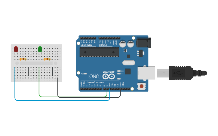 Circuit design 21c_Timer Interrupts - Tinkercad