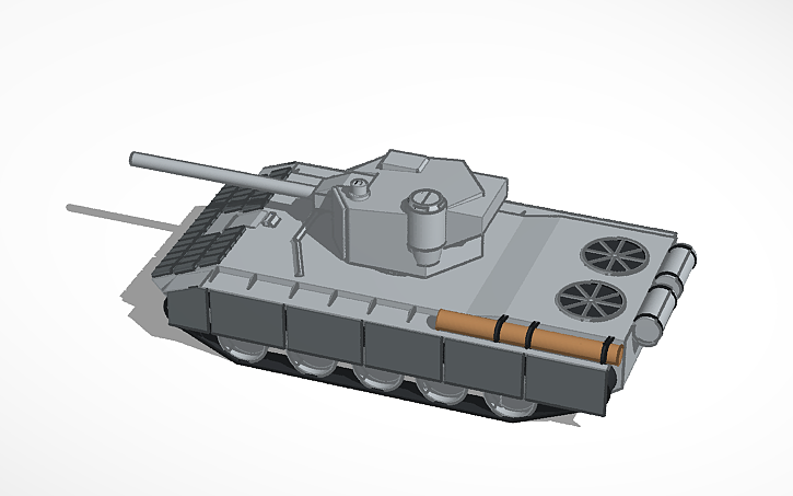 3D design tank - Tinkercad