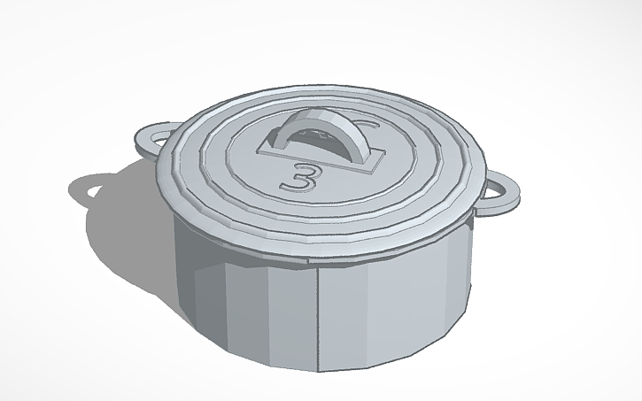 3D design CAD 101 Lesson 1 :: Tinkercad disign Cooking pot - Tinkercad