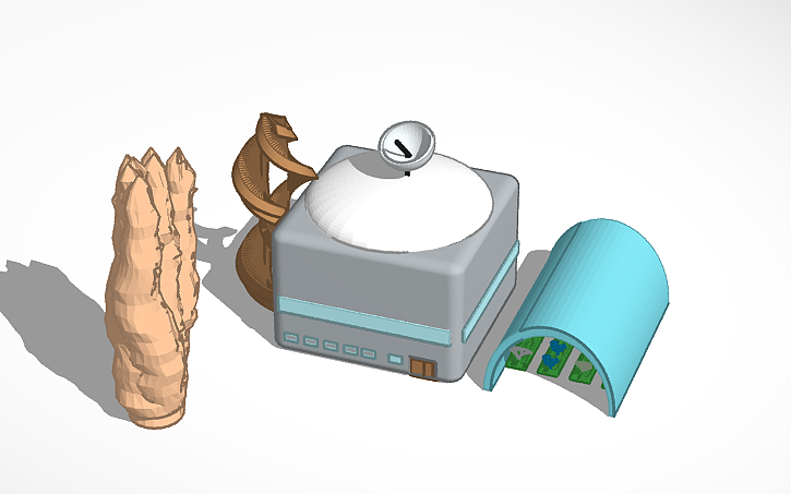 3d Design Sizzling Curcan Tinkercad