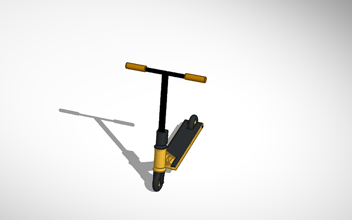 3D design SCOOTER - Tinkercad