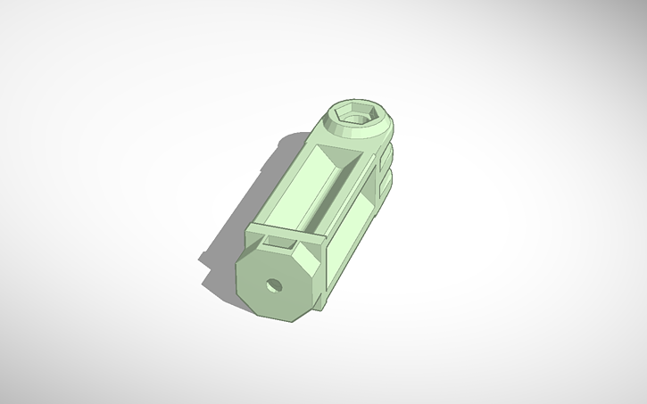 3D design Gopro quickie mount (stick) - Tinkercad
