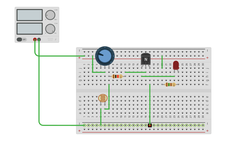 Circuit design placa board | Tinkercad