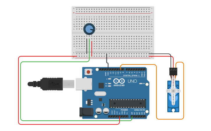 Circuit design Programación con bloques - Tinkercad