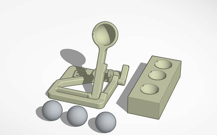 3D design Catapult - Tinkercad
