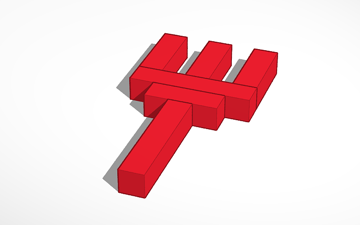 3D design Minecraft Stick - Tinkercad