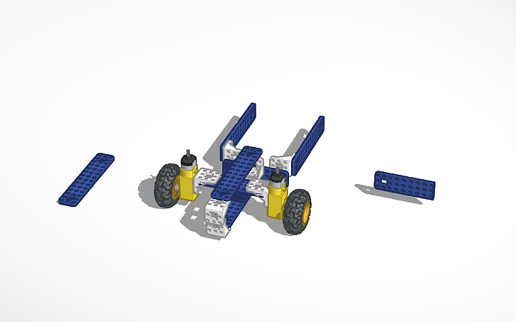 3D design Robotic Car Demonstration - Tinkercad