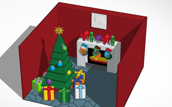 3D design Christmas for mom - Tinkercad