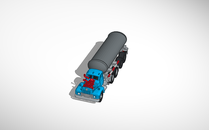 3D design Copy of 1954 International grain truck RAT ROD | Tinkercad