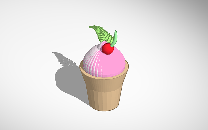 3D design Ice cream - Tinkercad