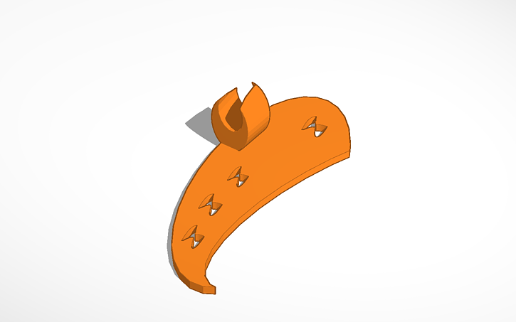 3D design ear fob | Tinkercad