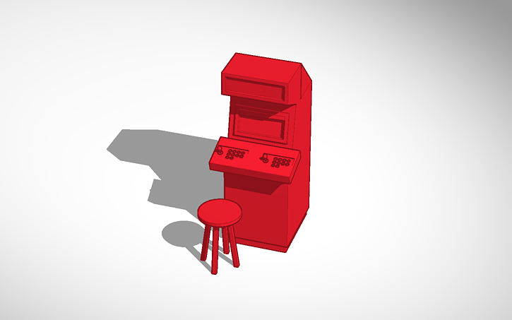 3D design Arcade Cabinet Mach II - Tinkercad