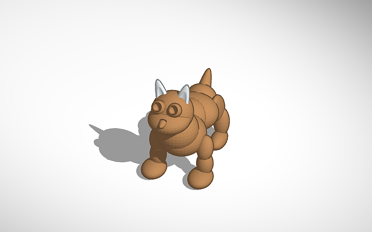 3D design dog | Tinkercad
