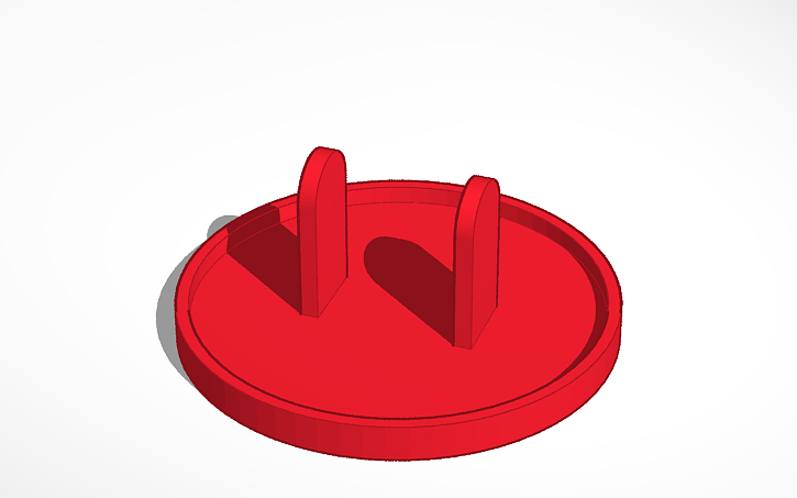 3D design Outlet Plug Cover - Tinkercad