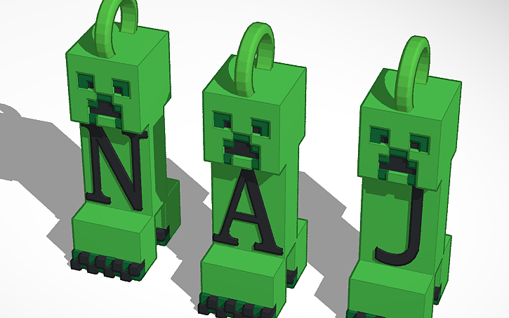 3D design The Creeper Buddies (Aw man!) - Tinkercad