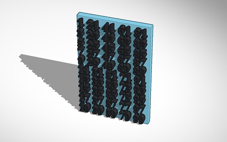 3D design One of Justin Willman's cards - Tinkercad