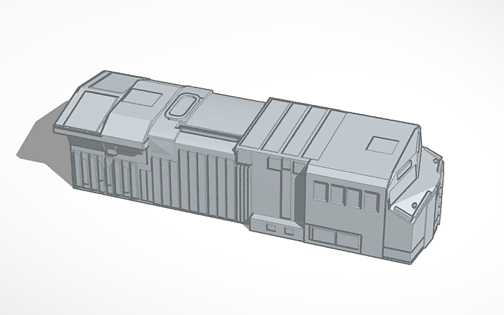 3D design Trackmaster ES44AC (late) - Tinkercad