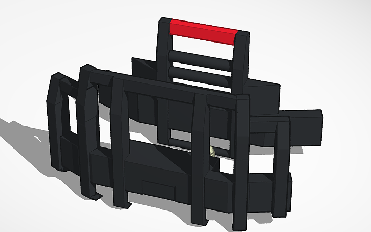 3D design Heavy "Battering" Bull Bar - Tinkercad
