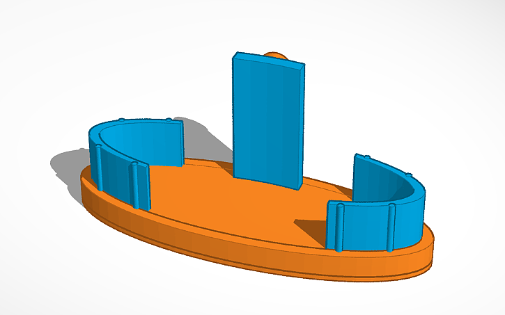 3D design Car Rails Aero Caps (Noname) - Tinkercad