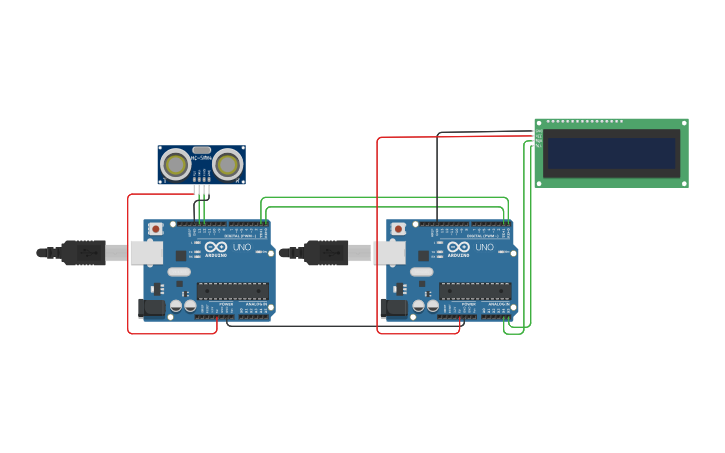 Circuit design master slave ASHAN - Tinkercad