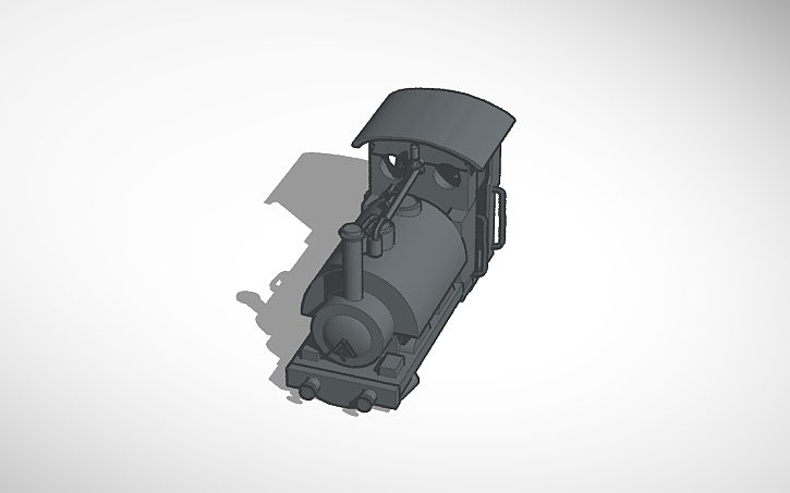 3D design 0ST NARROW GAUGE SADDLE TANK 0-4-0 - Tinkercad
