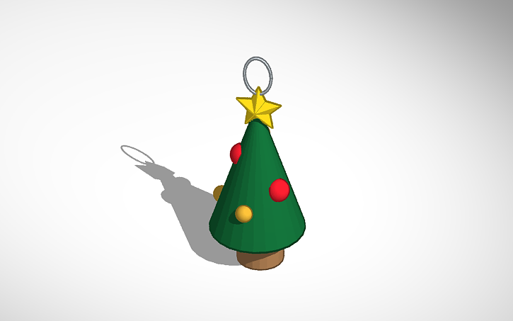 3D design Holiday Ornament - Tinkercad