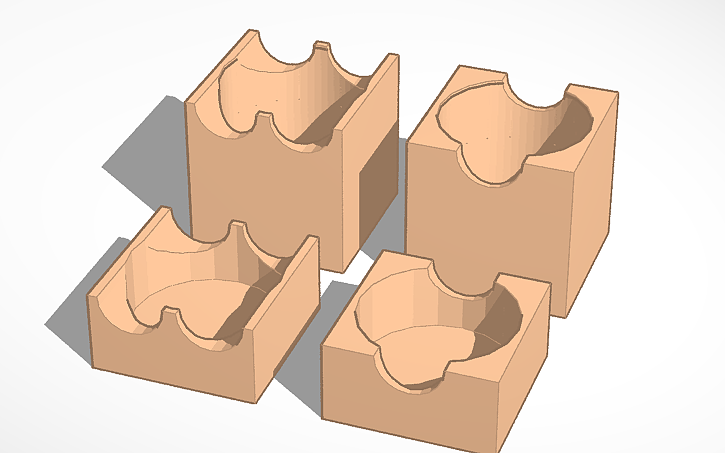 3D design Cuboro M and MD - Tinkercad