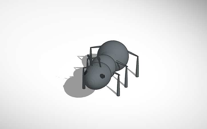 3D design Ant | Tinkercad