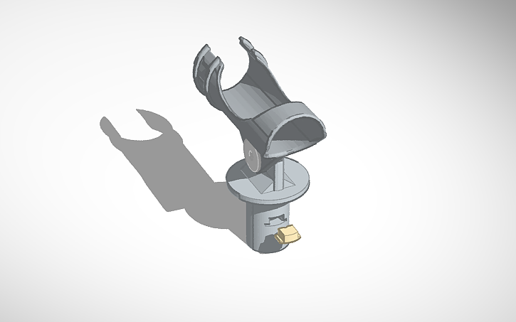 3D design Fishing Rod Holder (FINAL) - Tinkercad