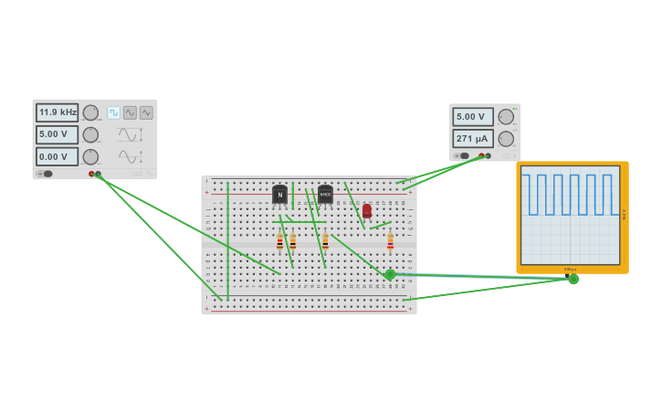 Circuit design TFT Blacklight - Tinkercad