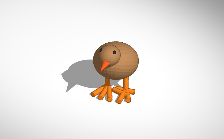 3D design kiwi | Tinkercad