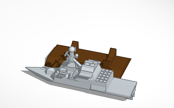 3D design Frigate - Tinkercad