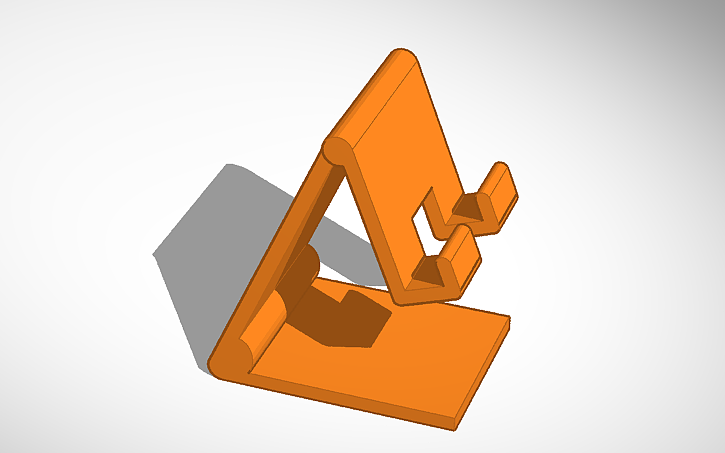 3D design Phone Stand - Tinkercad