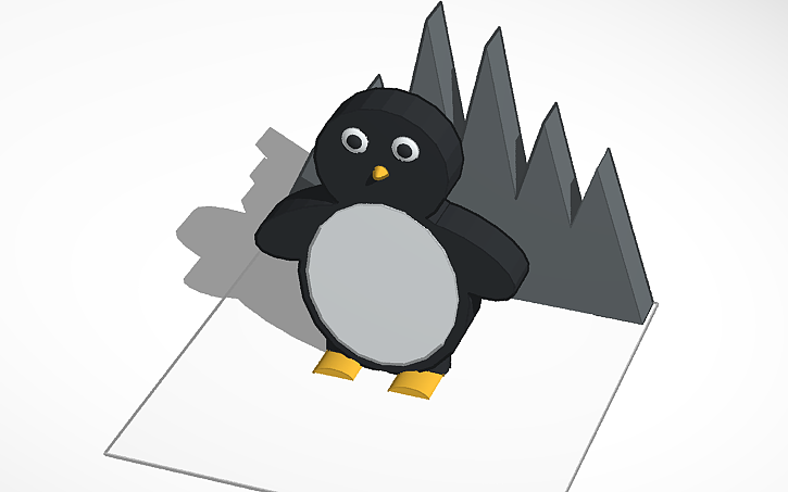 3D design penguin monster | Tinkercad