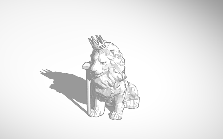 3D design Nathan's lion | Tinkercad