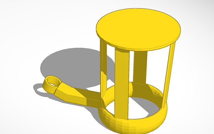 3D design Upgraded Water Bottle Holder - Tinkercad