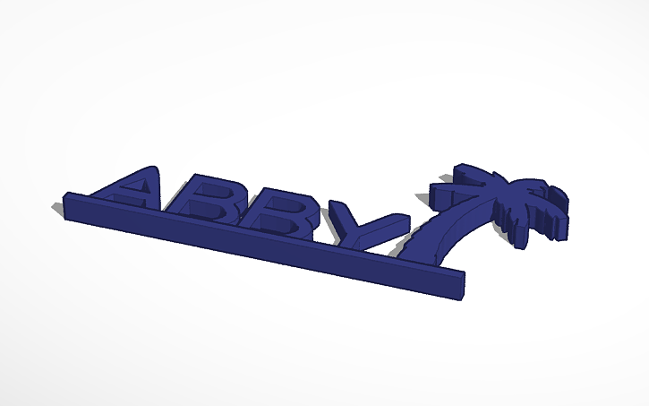 3d Design Name Tinkercad