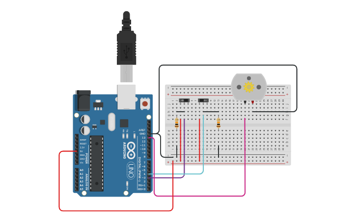 Circuit design Arduino Logic - Tinkercad Circuit design Arduino Logic - Tinkercad