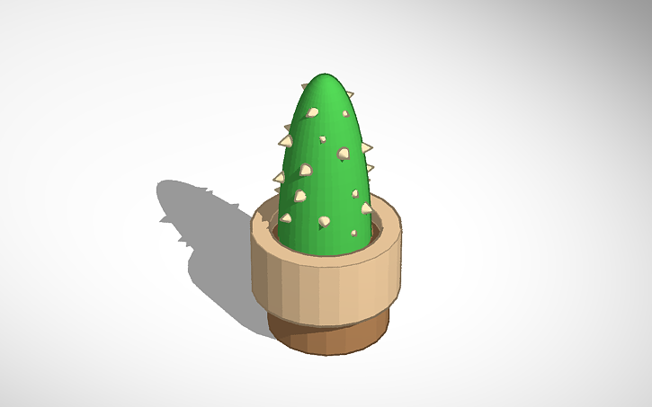 3D design Cactus - Tinkercad