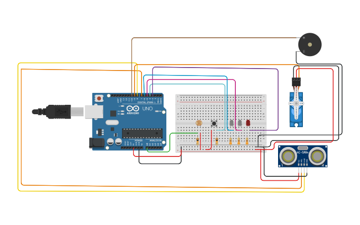 Circuit design PROYECTO FINAL - Tinkercad