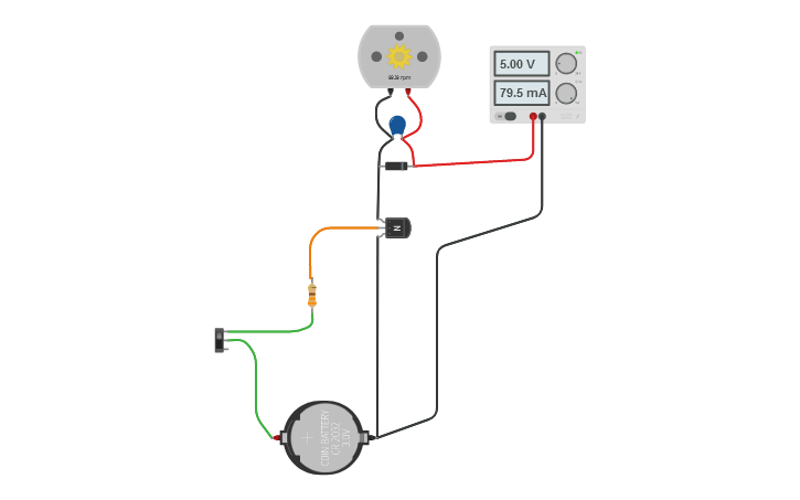 Circuit design Ventolina Raspberry pi | Tinkercad