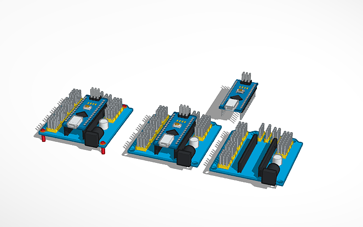 3D design Deek -robot (arduino nano) - Tinkercad 3D design Deek -robot (arduino nano) - Tinkercad