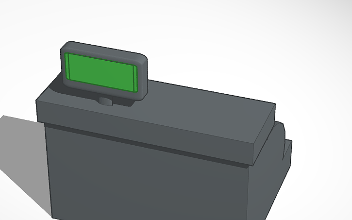 3D design Cash registor - Tinkercad