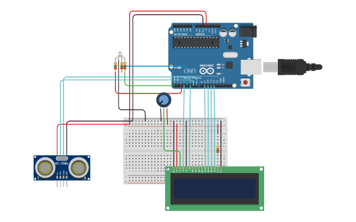 Circuit design Obstacle detection and Distance Measurement Using ...
