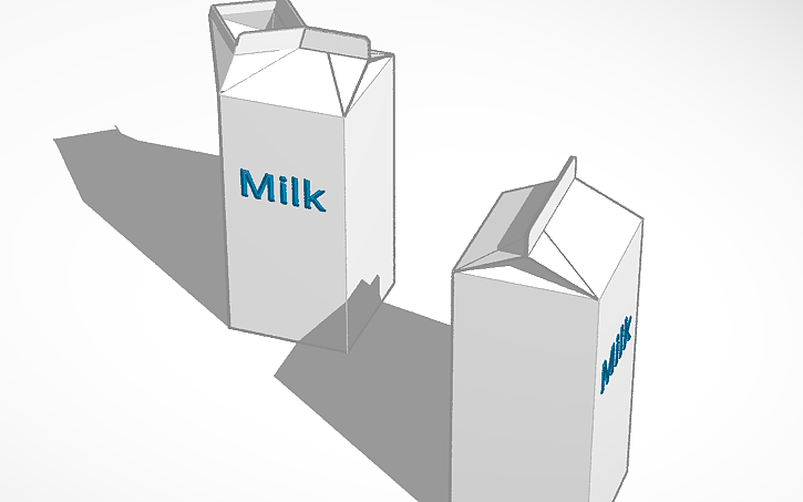 3D design Milk | Tinkercad