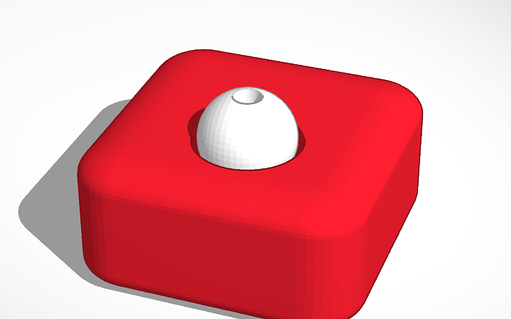 3D design Fidget Button - Tinkercad
