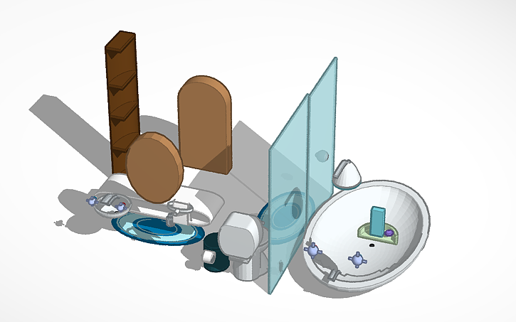 3D design Baño-G4 - Tinkercad